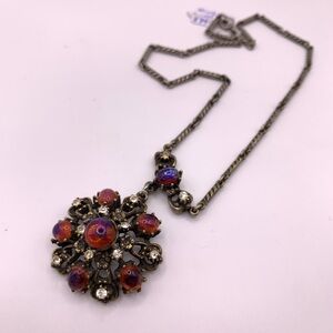 Coro | Jewelry | 23 196s Vintage Coro Glass And Silver Tone Necklaces ...